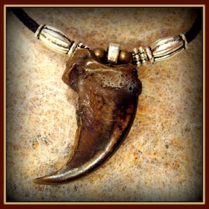 BEAR CLAW Replica PENDANT Necklace Jewelry With Beadwork-very Nice! - Etsy
