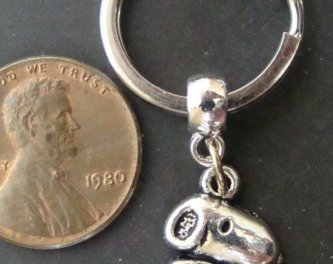 SMALL Snoopy Like Dog Keychain Happy Walking Pup - Etsy