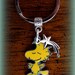 Unique Yellow Bird - WOODSTOCK Looking Bird Keychain Jewelry - Star ...