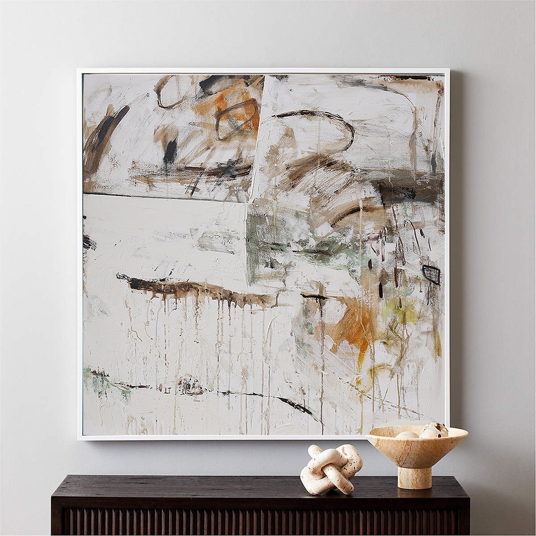 Neutral Color Art,brown Abstract ,modern Home Decor Wall Art, Modern ...