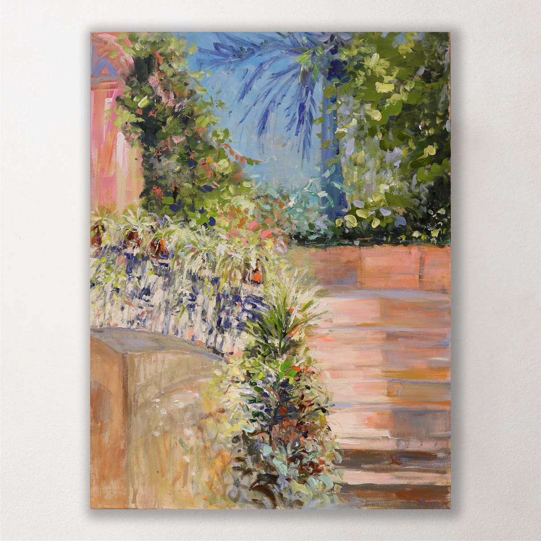 Rhodes Painting ,rhodes Island Painting,plant Painting , Contemporary ...