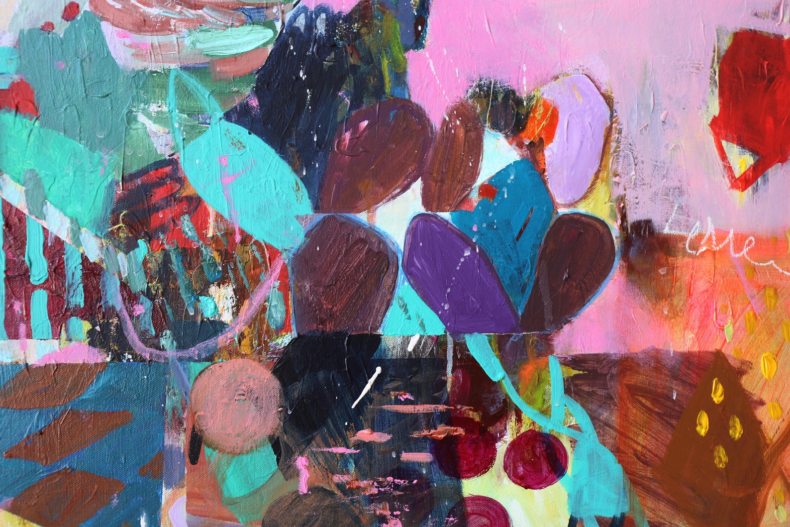 Multi Color Colorful Abstract-original Abstract Painting - Etsy