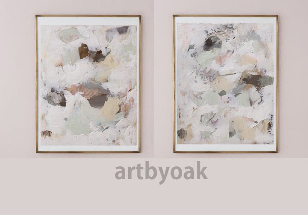 Soft Color Abstract Art,modern Painting ,small Abstract Painting ...