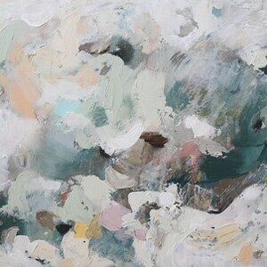 Monotone Thick Textured Abstract Painting,abstract Canvas Art,one of a ...