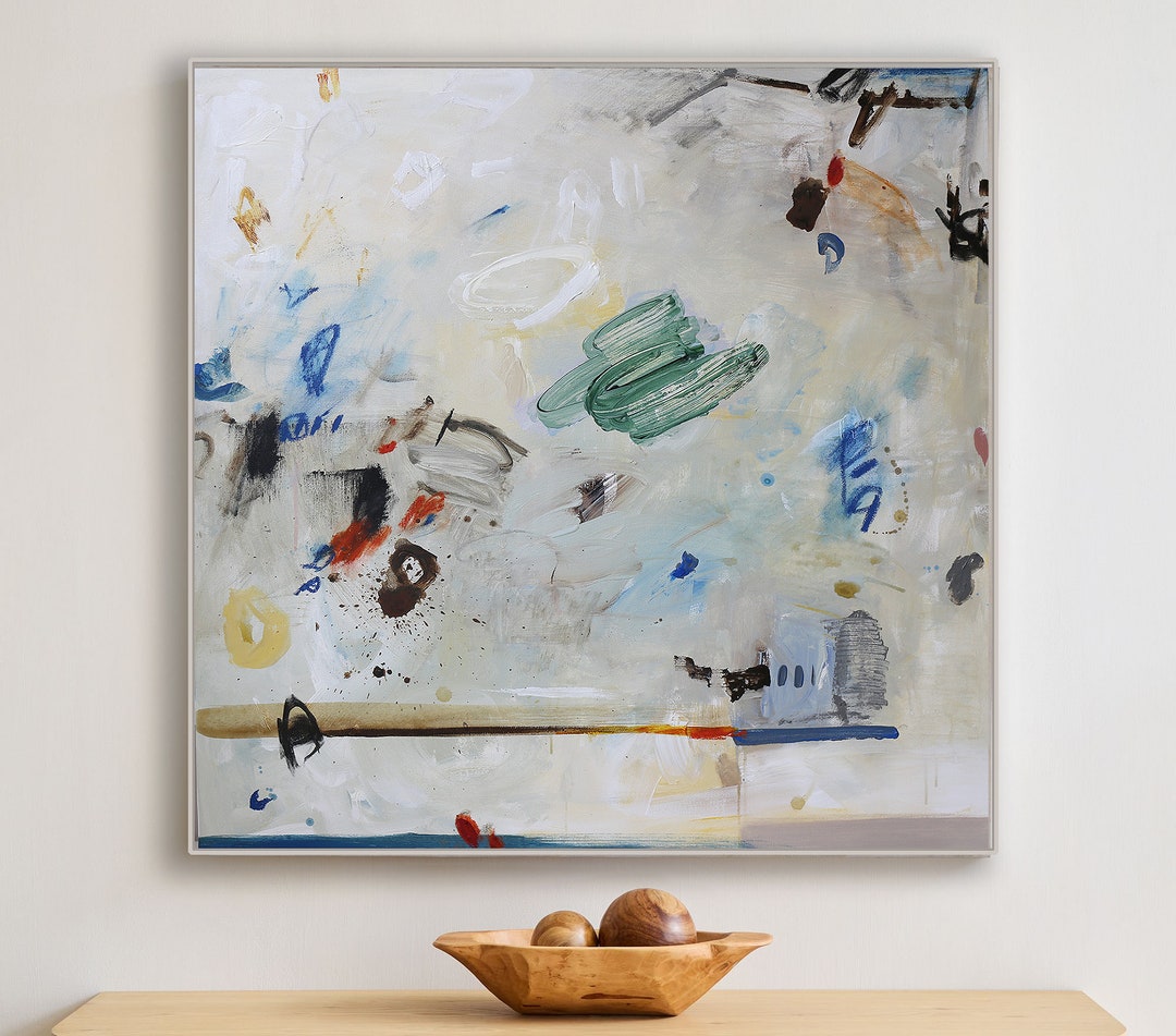 Modern Art, Neutral Tone Art ,ready to Hang, Wall Art, Neutral Tone ...