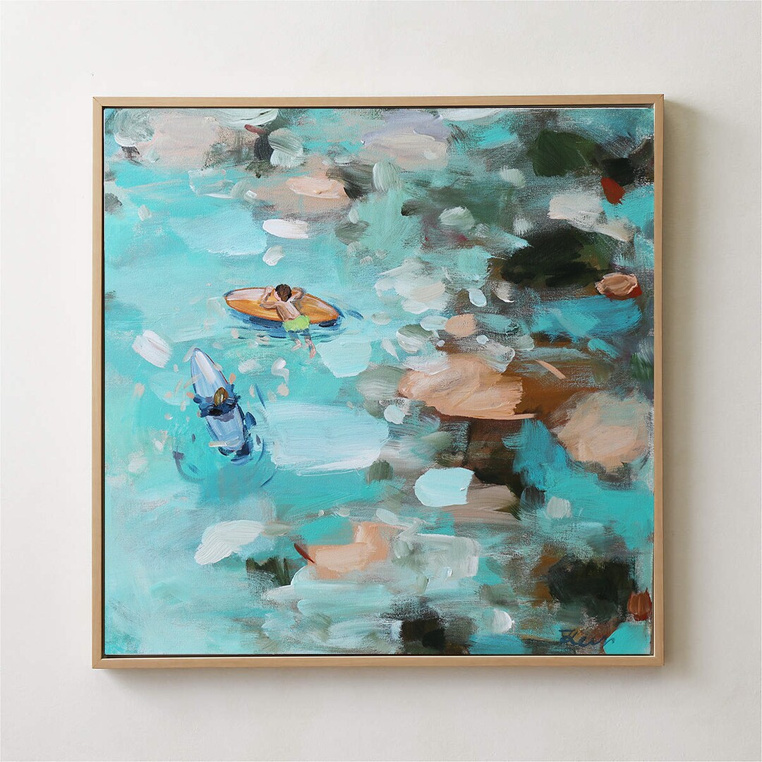 Surfing Painting, Surf Beach Abstract,surfing Painting,seascape ...