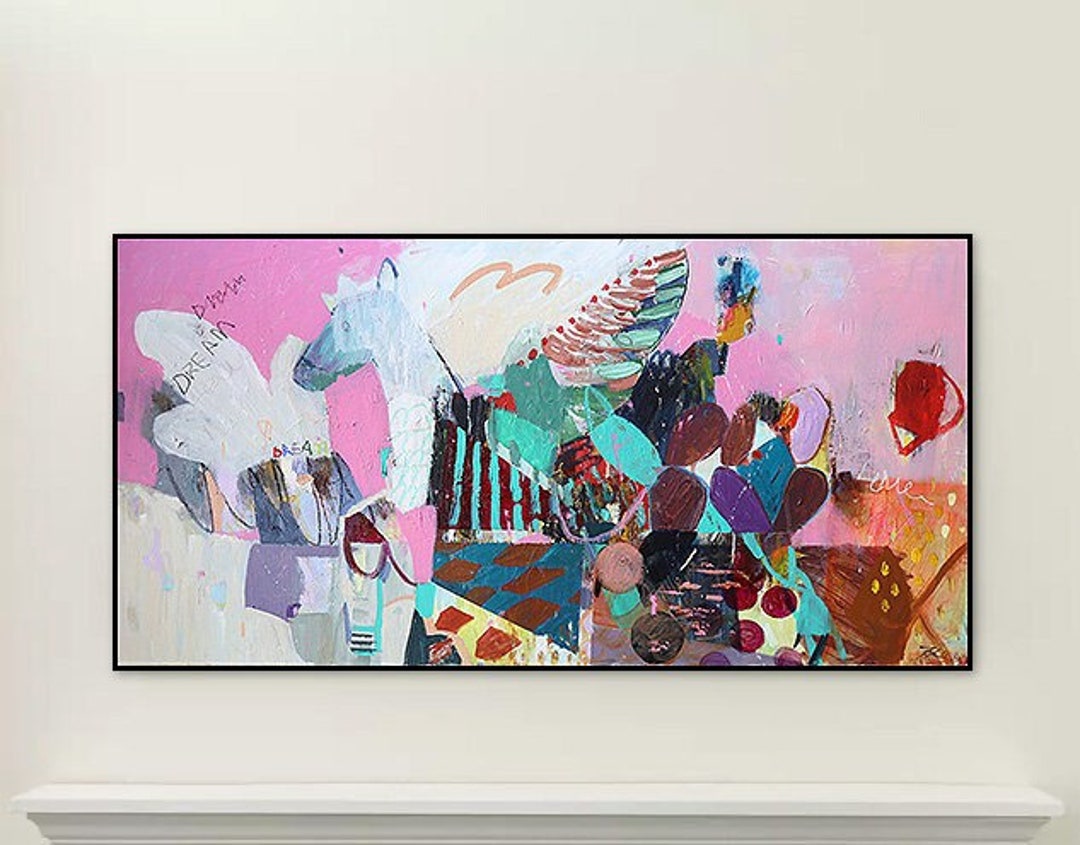 Multi Color, Colorful Abstract-original Abstract Painting - Acrylic on ...