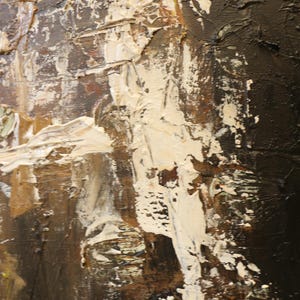 BROWN Abstract ,abstract Art,canvas Art,canvas Wall Art, Brown and ...