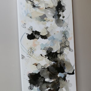 Modern Abstract Painting,monotone Abstract,original Fine Art Acrylic ...