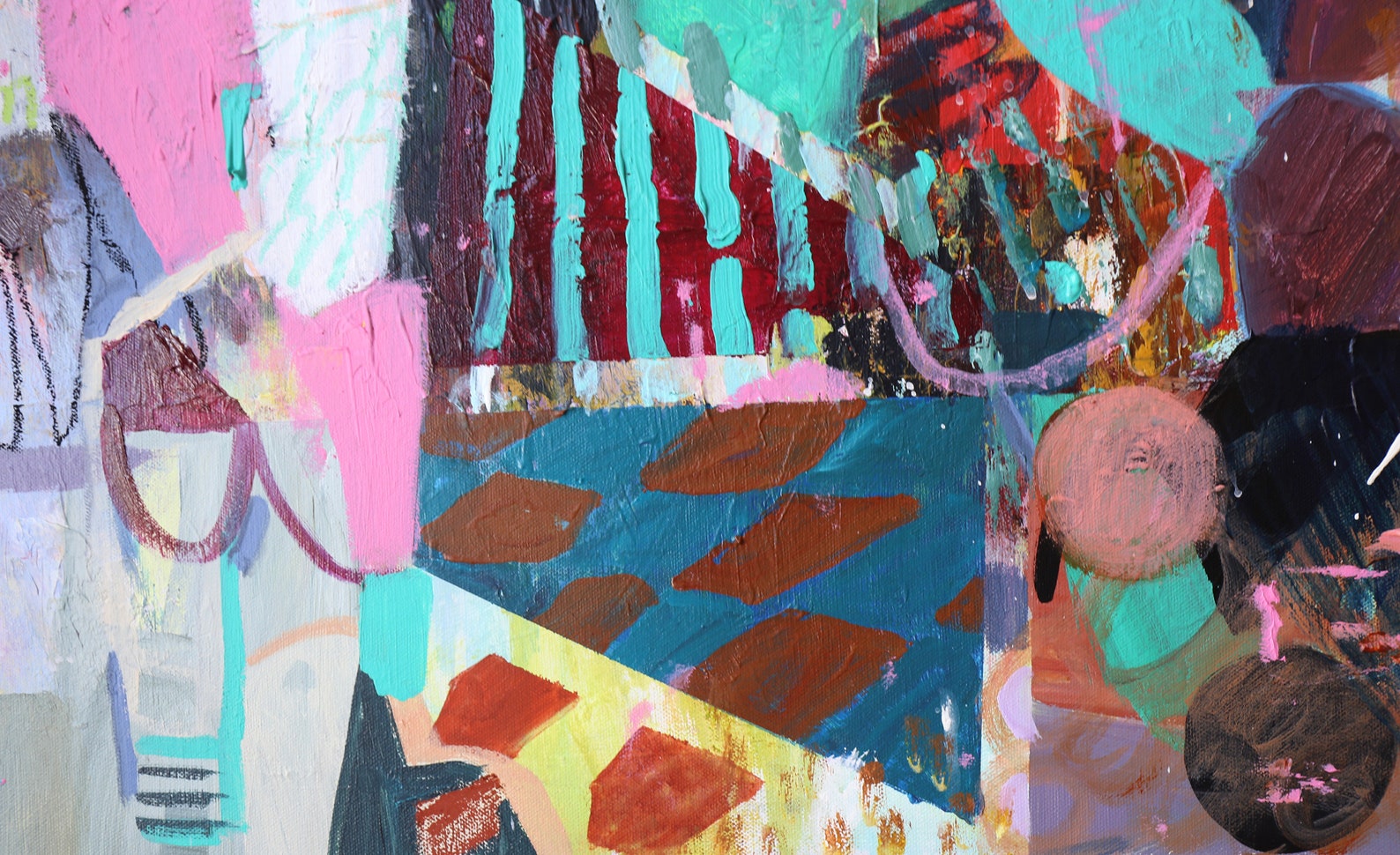 Multi Color Colorful Abstract-original Abstract Painting - Etsy