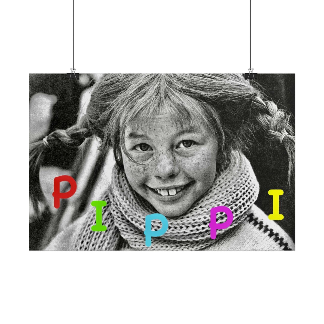 Kids Room Pippi Poster, Children's Wall Art, Nursery Decor, Playroom ...