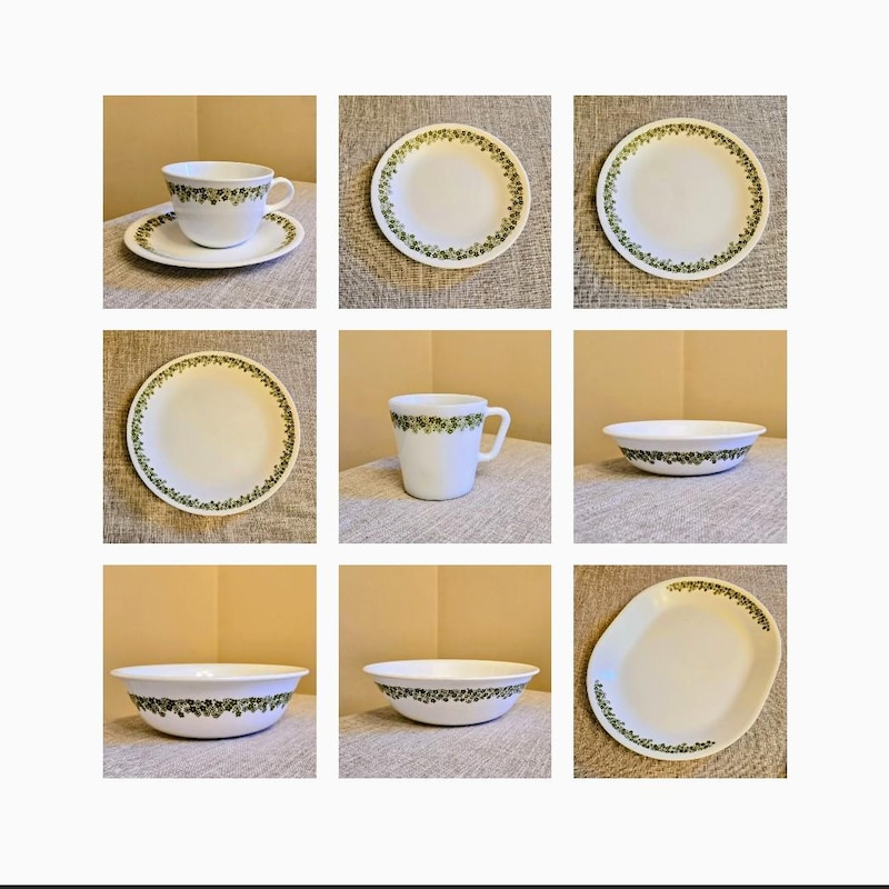 Corelle Daisy Dinnerware - Etsy