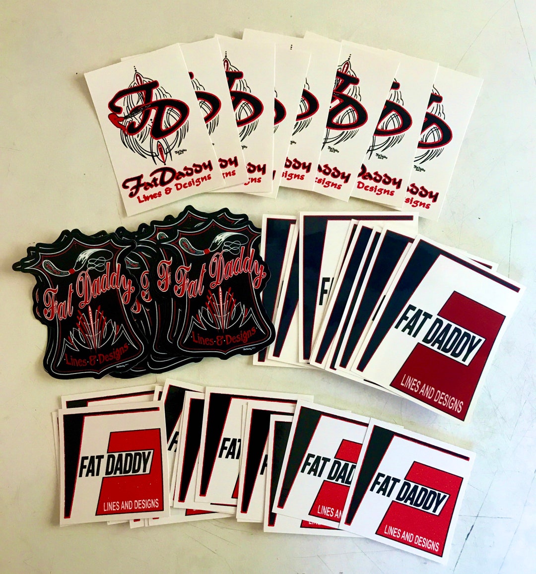 Fat Daddy Kustom Logo Stickers - Etsy