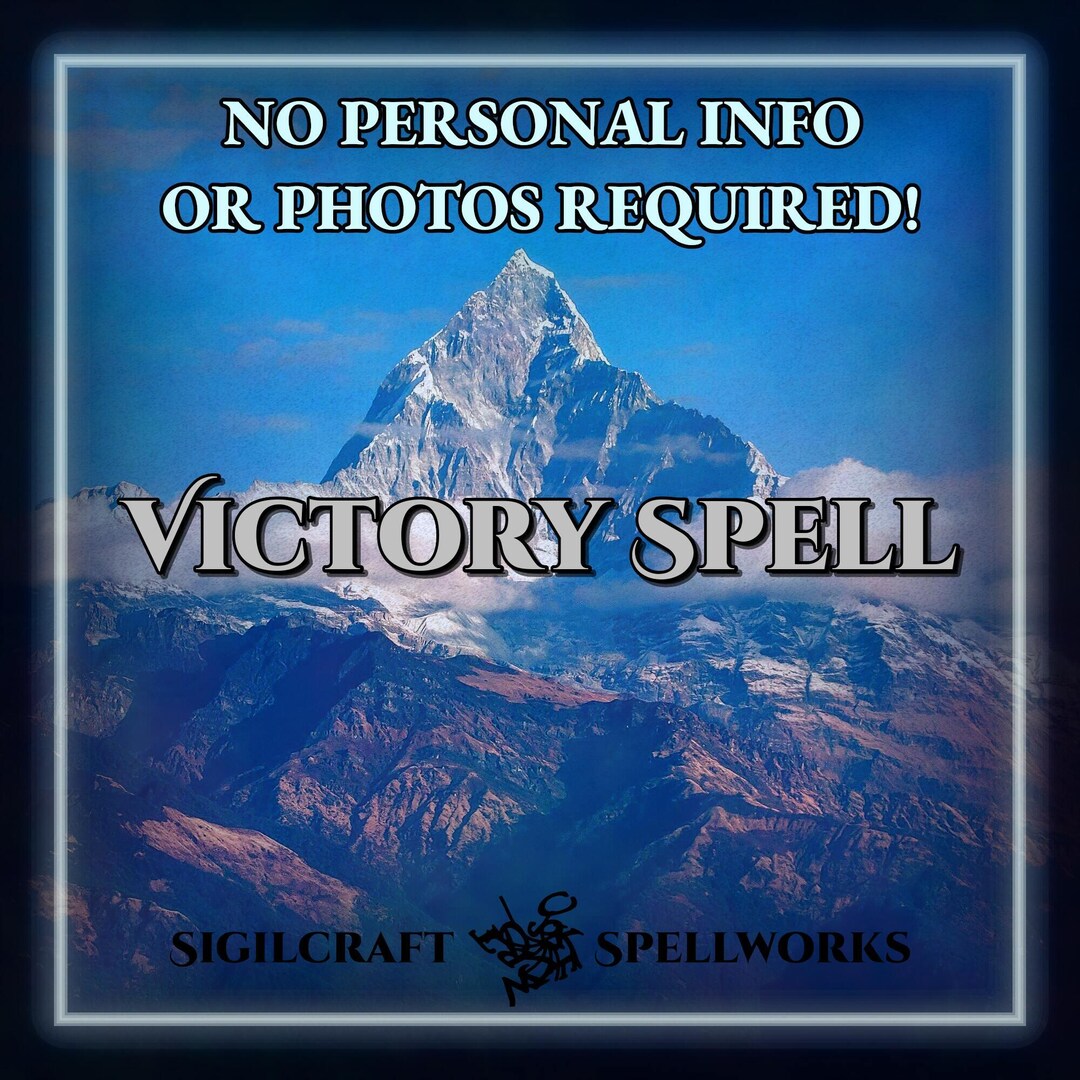 Victory Spell | Ritual Spell Casting With Printable PDF Sigil ...