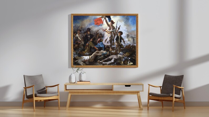 Eugène Delacroix Art Print – Liberty Leading the People | French ...