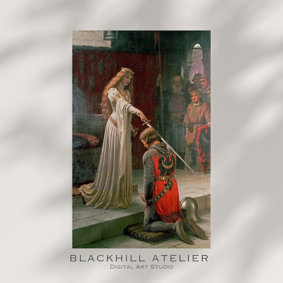 Pre Raphaelite Art Knight