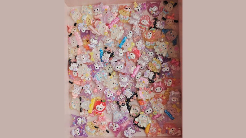 Sanrio Mini Charms Kawaii Cartoon Accessories - Etsy