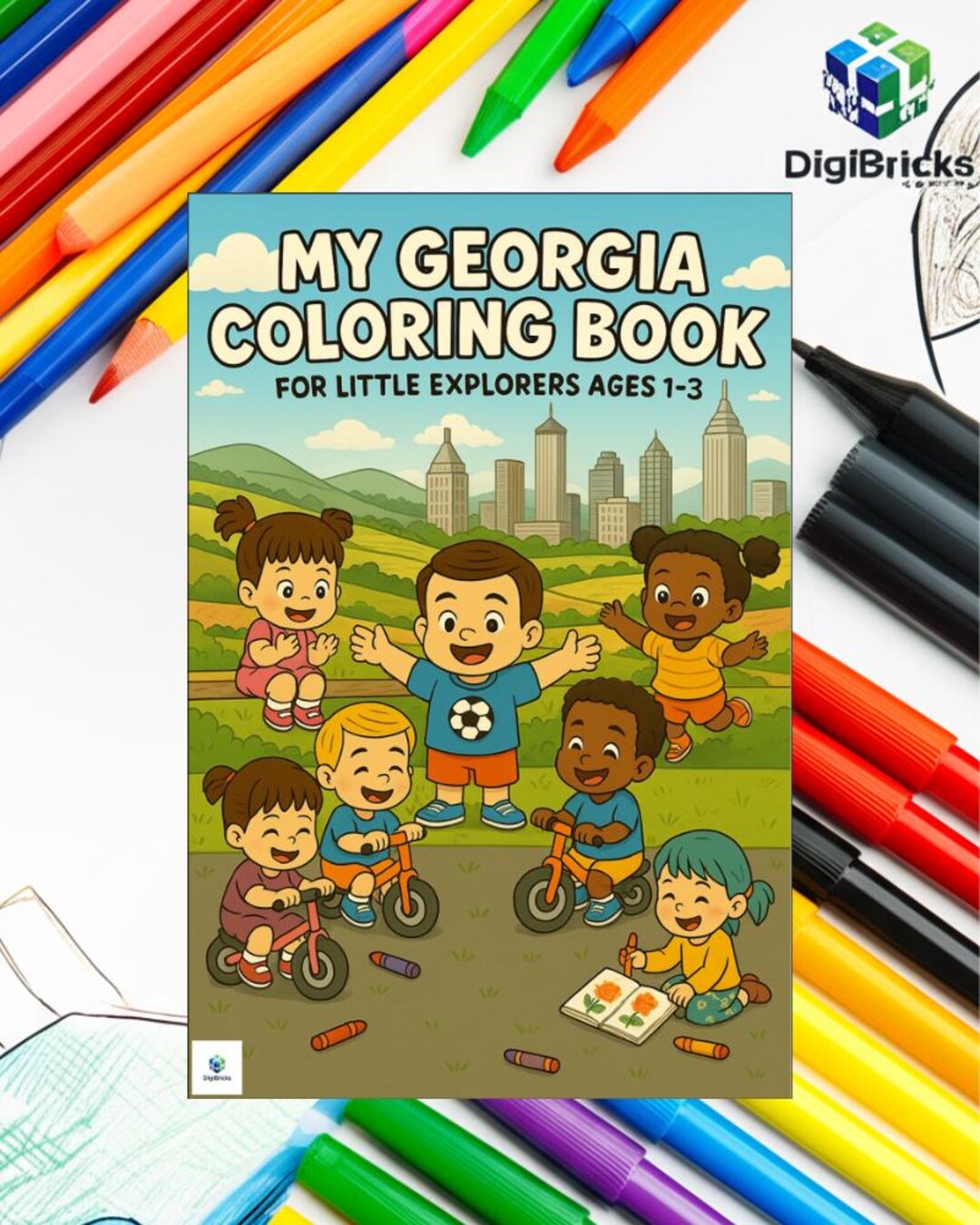 Georgia Coloring Book Download, Printable Kids Coloring Book, Coloring ...