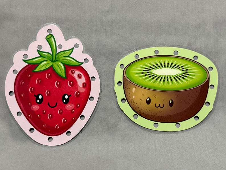 Laminated Fruit Lacing Cards, Fine Motor Skills, Montessori, Alzheimer ...