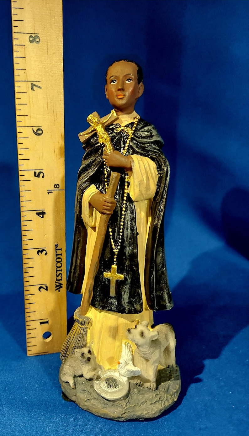 Saint Martin De Porres Statue: Vodou Baron Samdi Altar Figure Loa Lwa ...