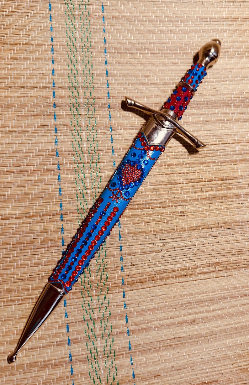 Ezili Dantor Ponya Dagger Ezili Danto Vodou Knife Heart and Veve ...