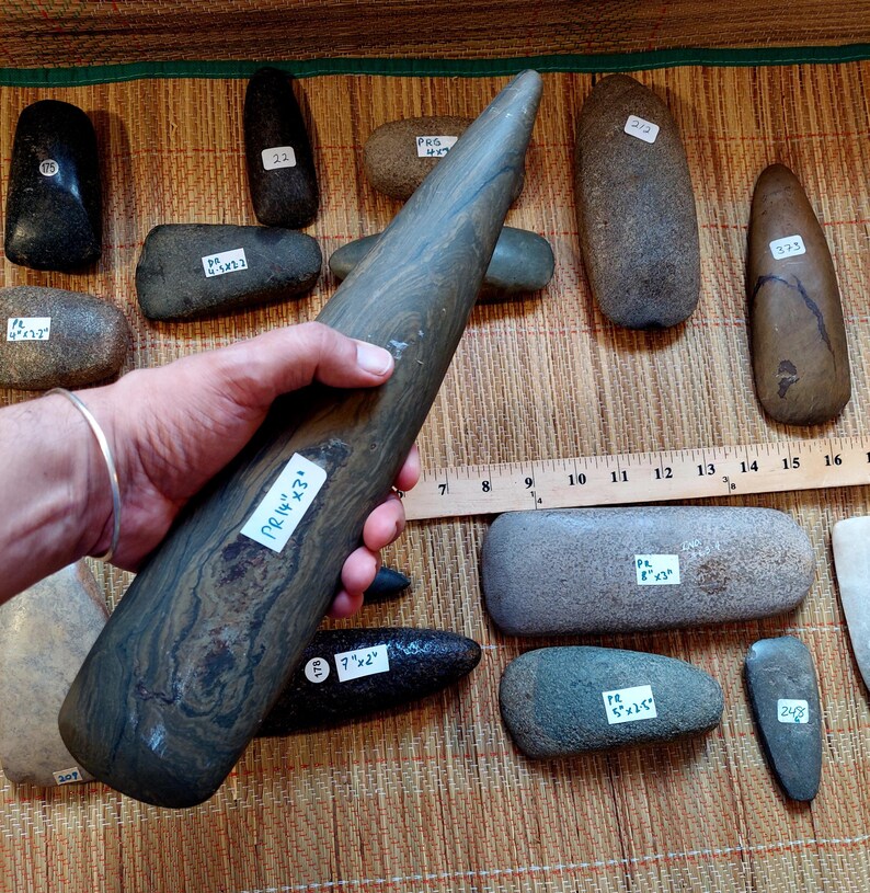 Antique Thunderstone Celt: Orisha Shango Edun Ara - Authentic Yoruba ...