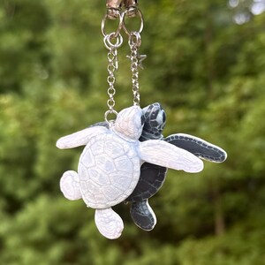 polymer clay turtle charm