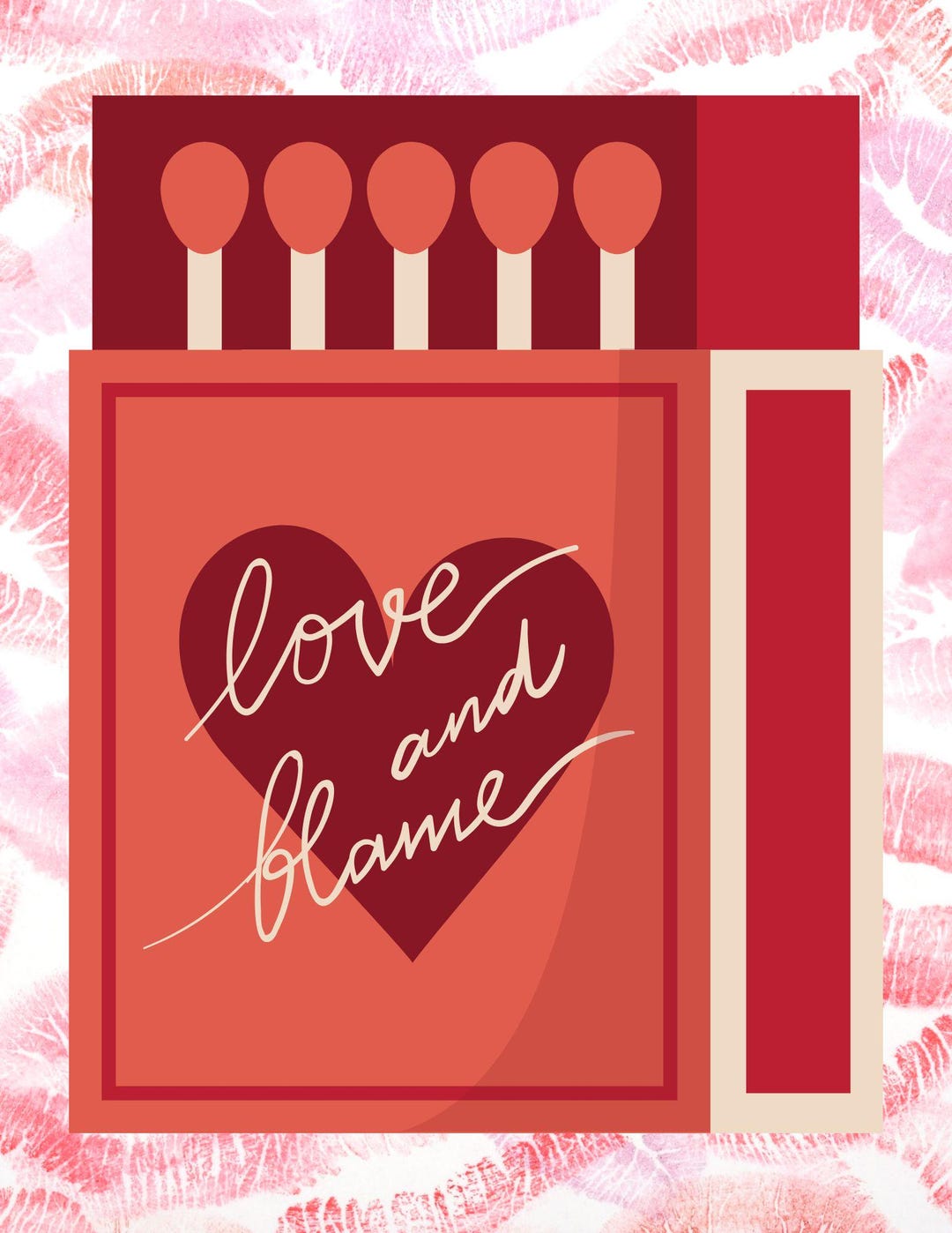 Bold Valentine's Day Clipart: Sassy Love PNG Graphics (digital Download ...