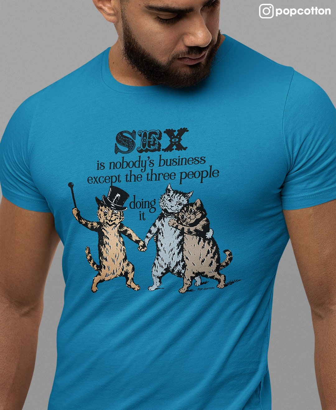 Funny Vintage Style Sex Is Nobodys Business Except The Three People
