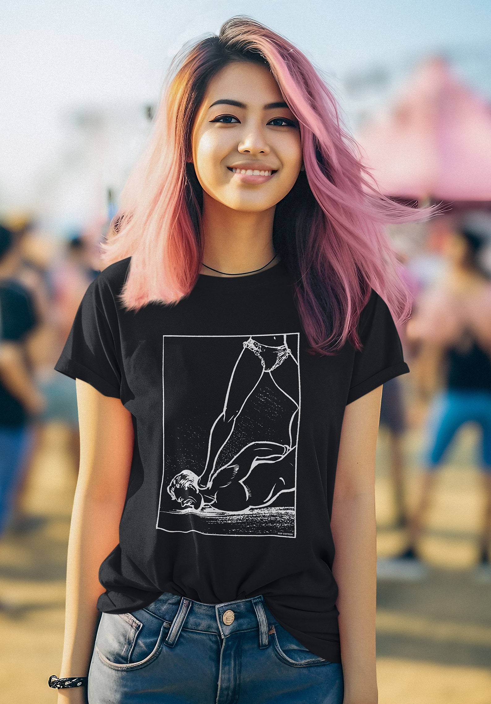 Retro Sadomasochist Dominatrix Fendom Pop Cotton Unisex Tee T-shirt - Etsy
