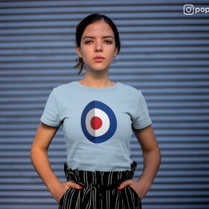 Folded 3D British 60s Mod Target Logo Pop Art RAF Roundel Symbol Pop ...