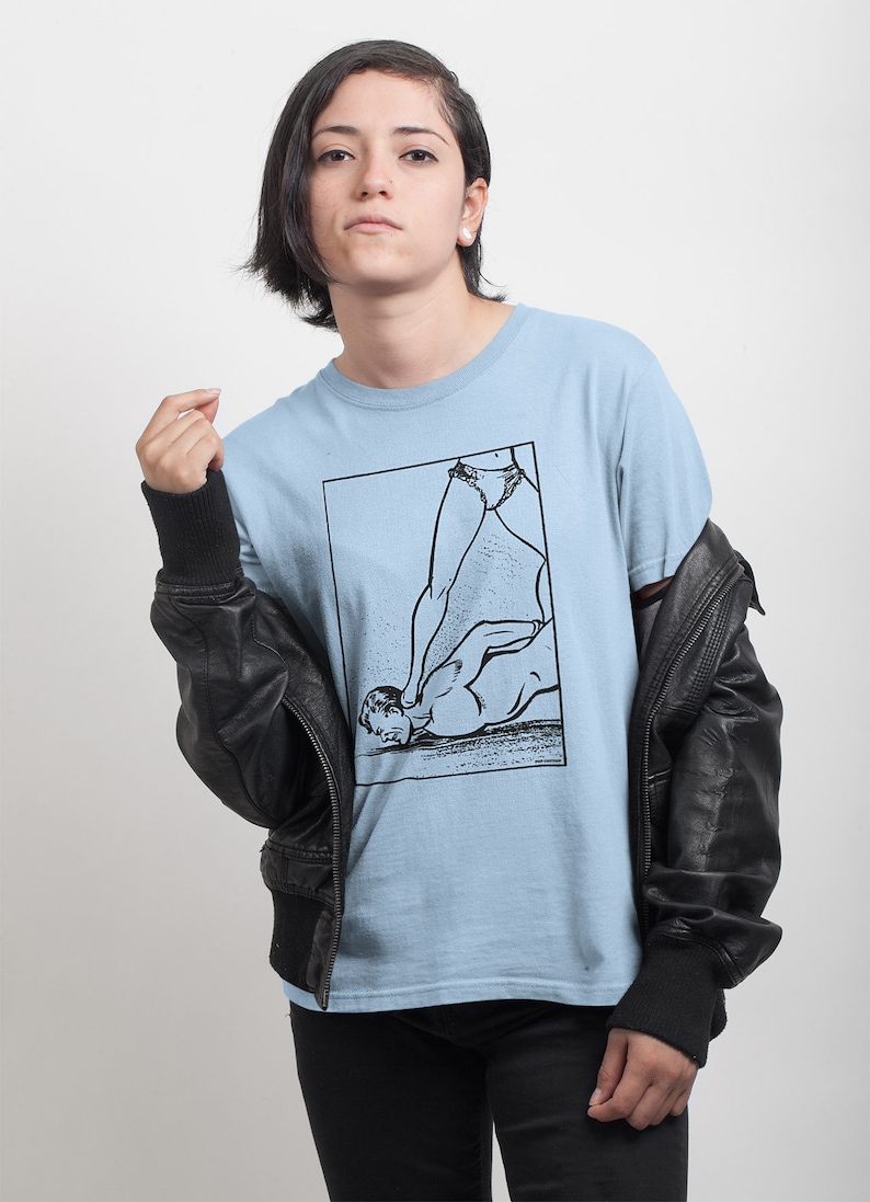 Retro Sadomasochist Dominatrix Fendom Pop Cotton Unisex Tee T-shirt - Etsy
