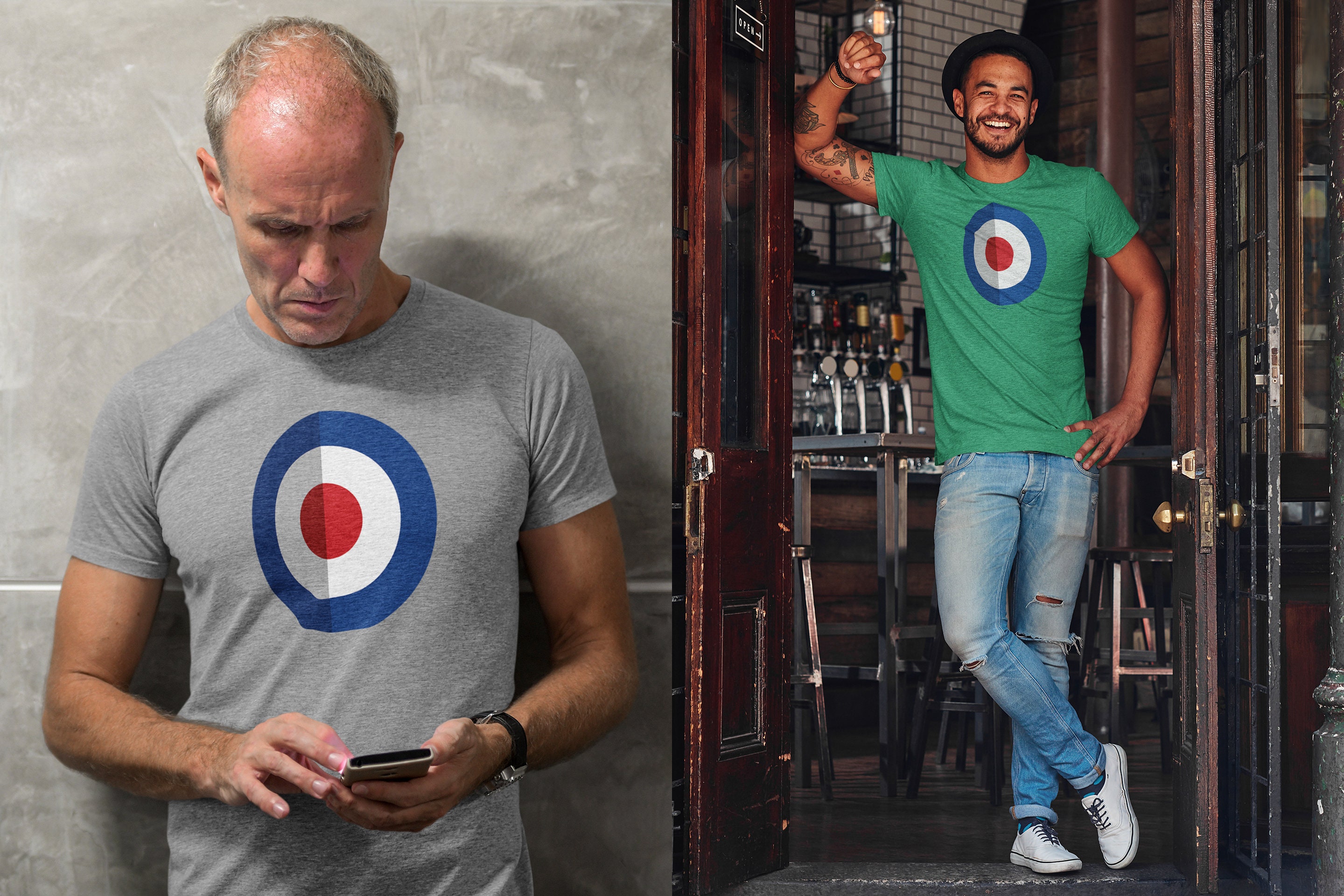 Folded 3D British 60s Mod Target Logo Pop Art RAF Roundel - Etsy