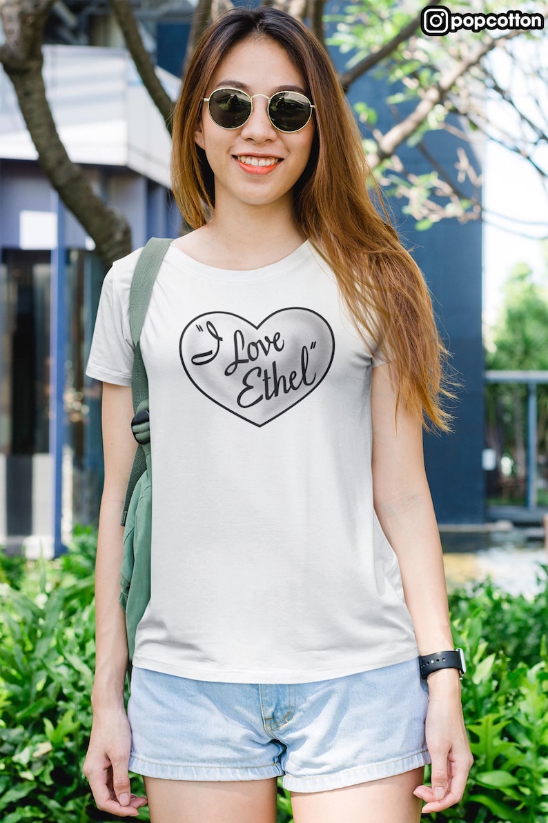 Funny Retro Parody I Love Ethel 1950s TV Sitcom Pop Cotton Unisex Tee T ...
