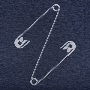 Retro Punk Rock Pop Art Graphic Design Letter Z Double Safety Pin Pop ...