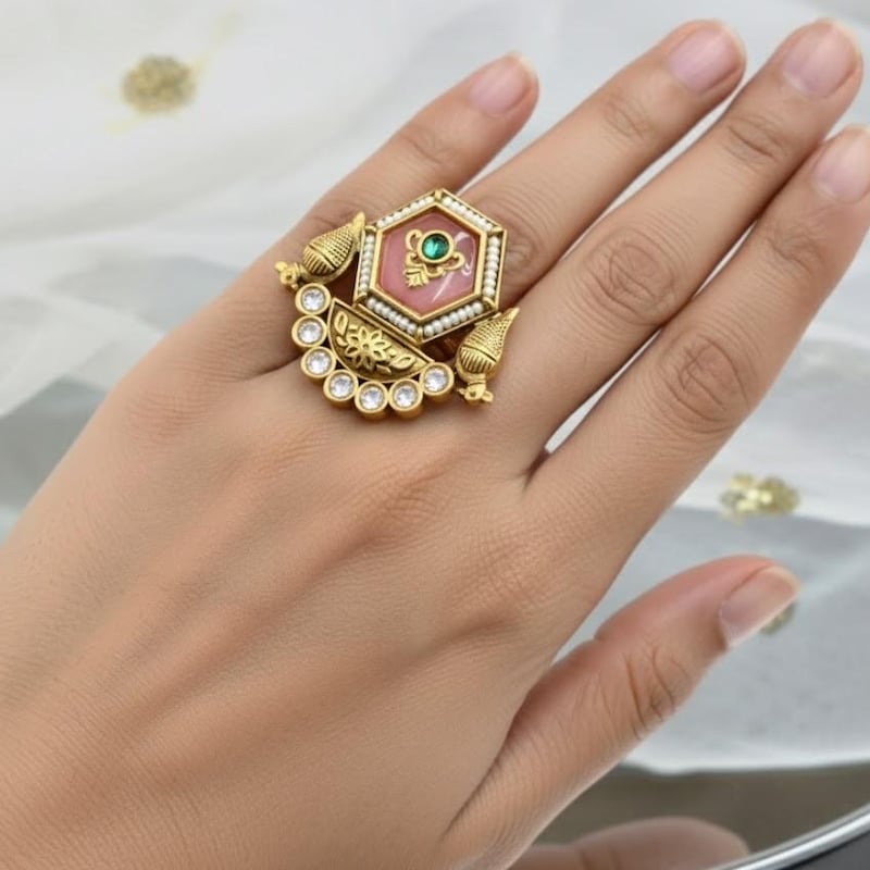 Modern Indian Rings - Etsy UK