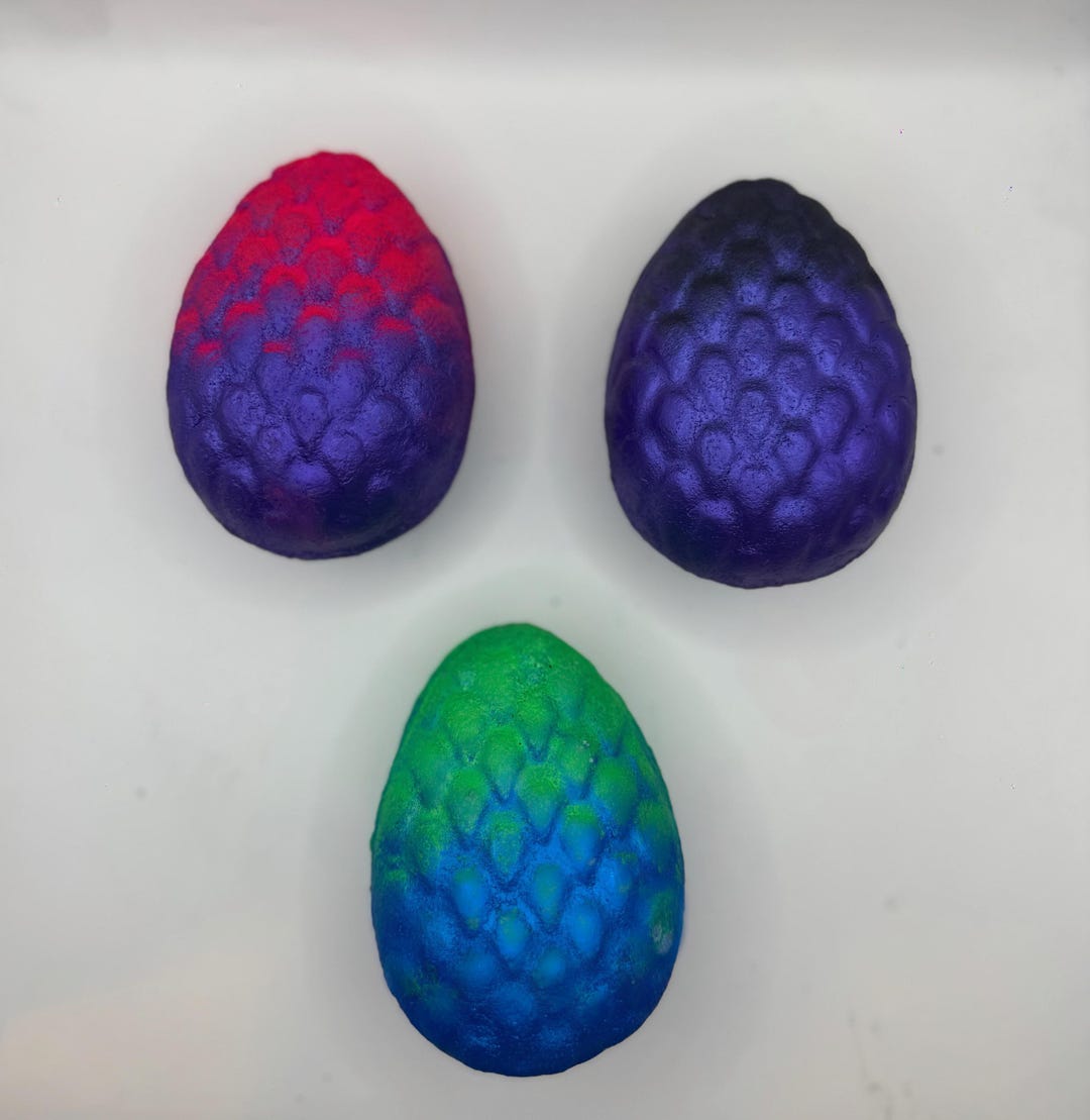 Jumbo Dragon Egg Goat Milk Bath Bomb: Surprise 3D Dragon Toy Inside - Etsy