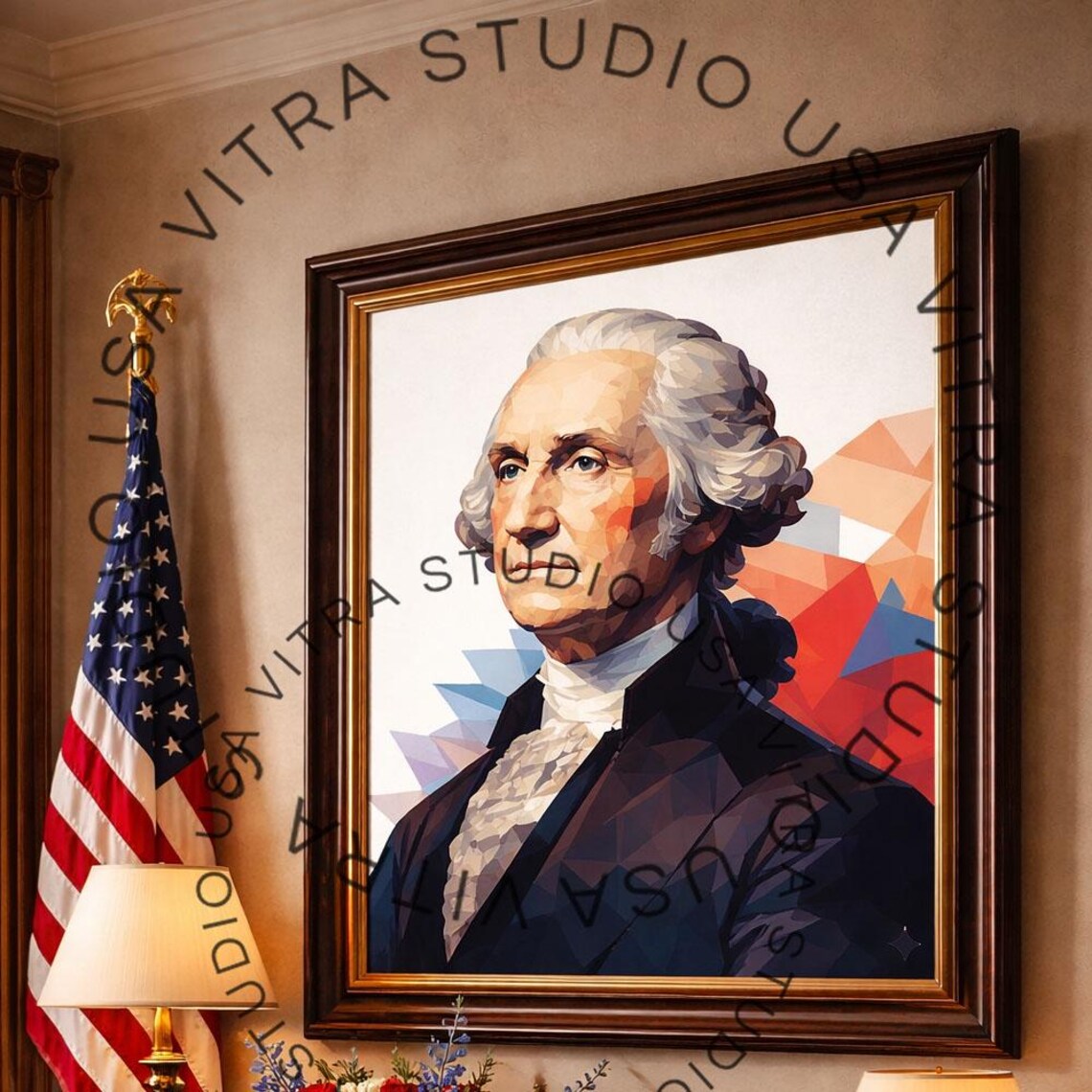 US Presidents Clipart Bundle, Geometric Patriotic Art - Etsy