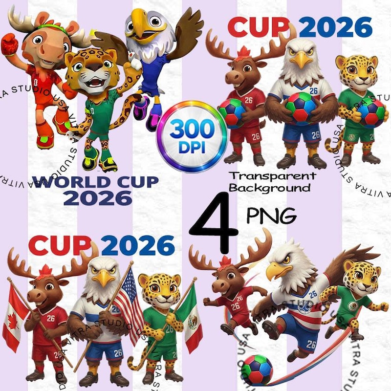 Fifa world cup 2026 mascots - Etsy.de