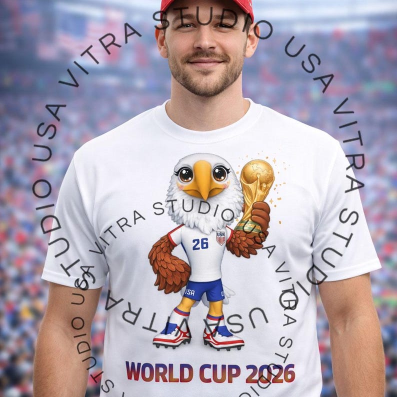 World Cup 2026 Clipart, Soccer Mascot PNG, USA Eagle Mexico Jaguar ...