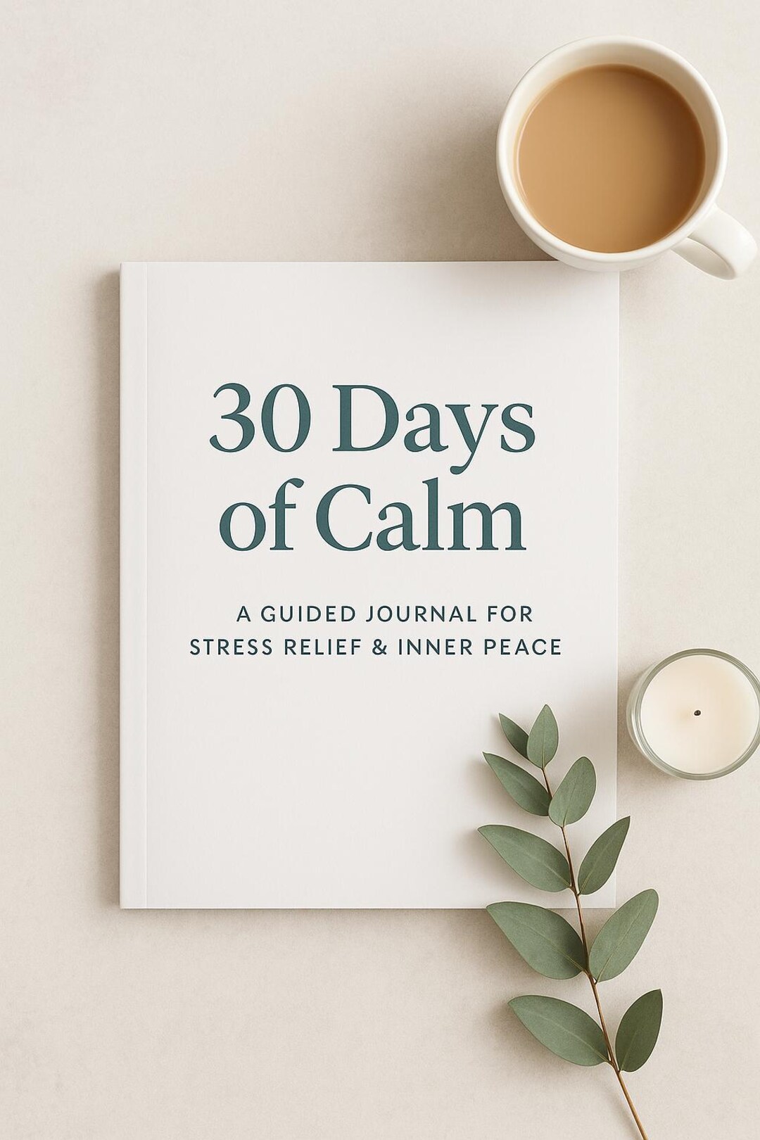 30 Days of Calm – Mindfulness Journal Printable PDF | Mental Health ...