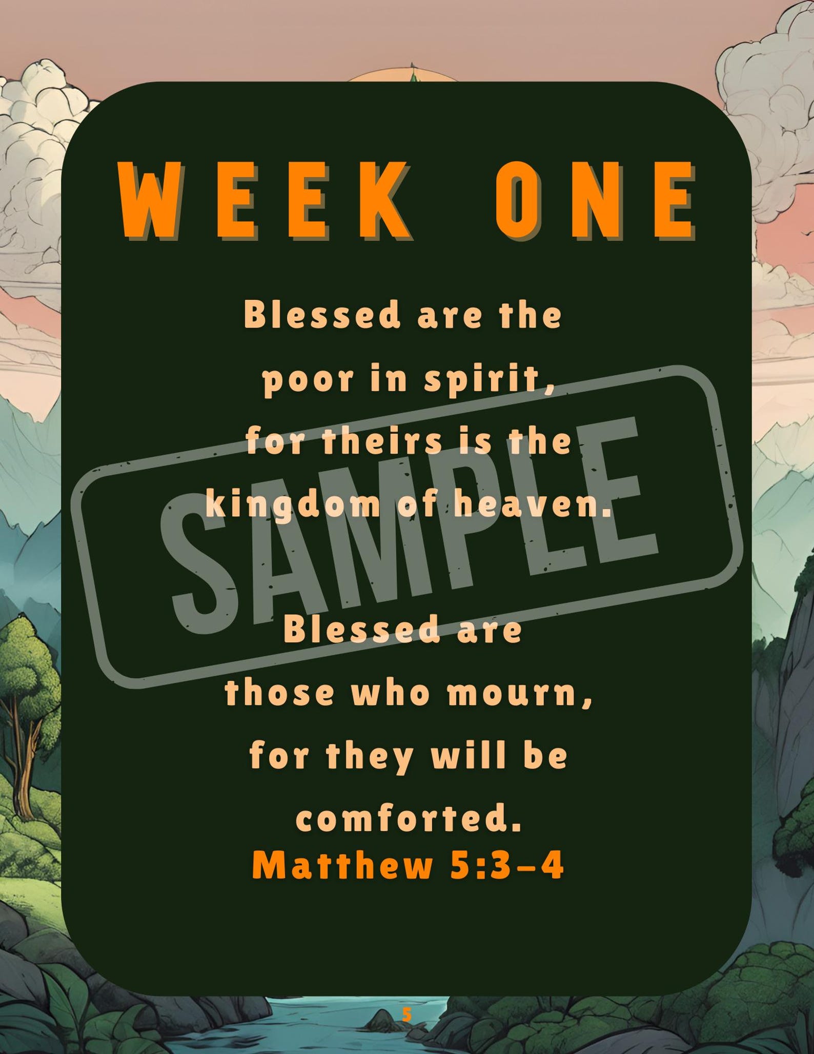 Kids’ Sermon on the Mount Devotional | Daily Bible Journal for Kids ...