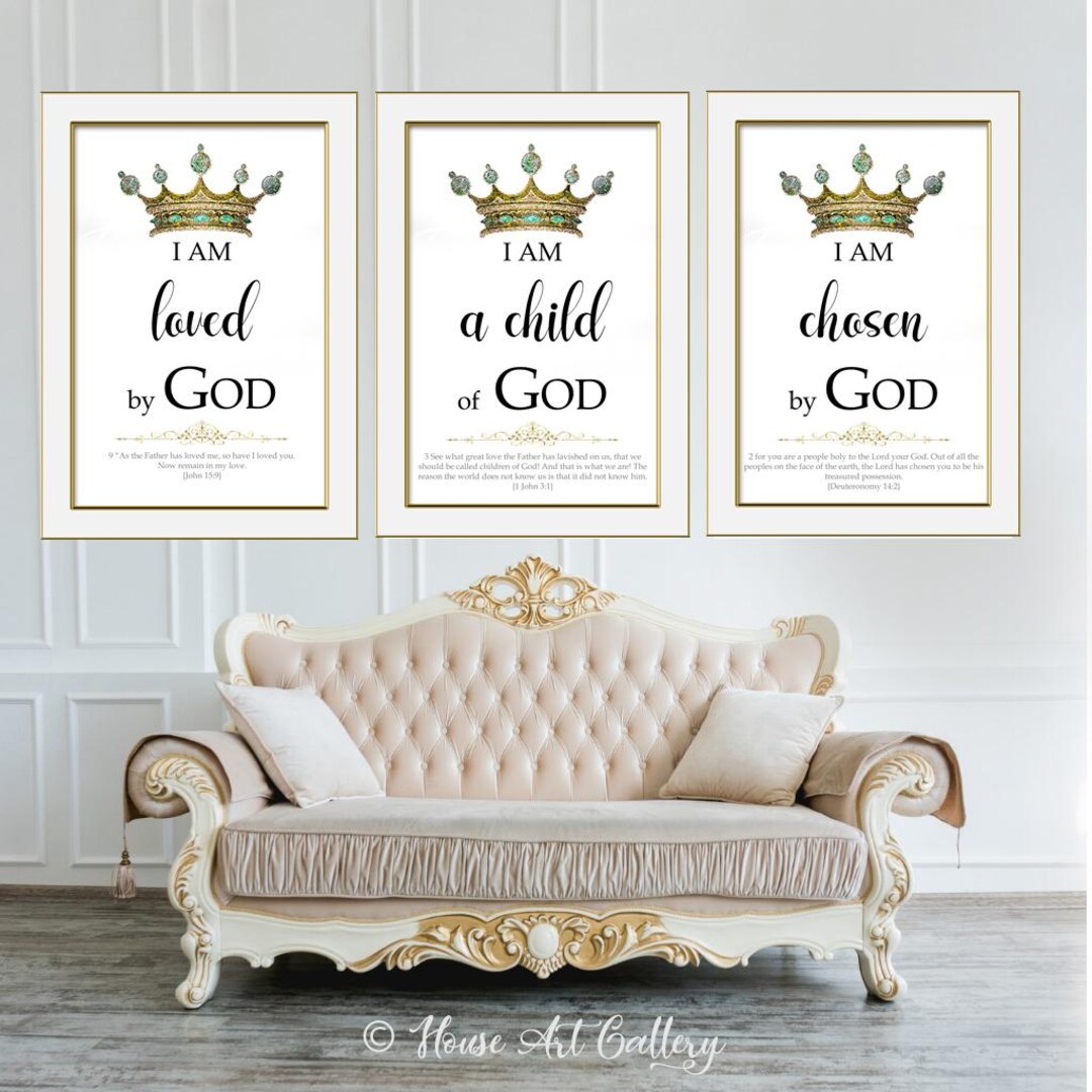 I Am a Child of God Christian Wall Art Digital Download, Christian Home ...
