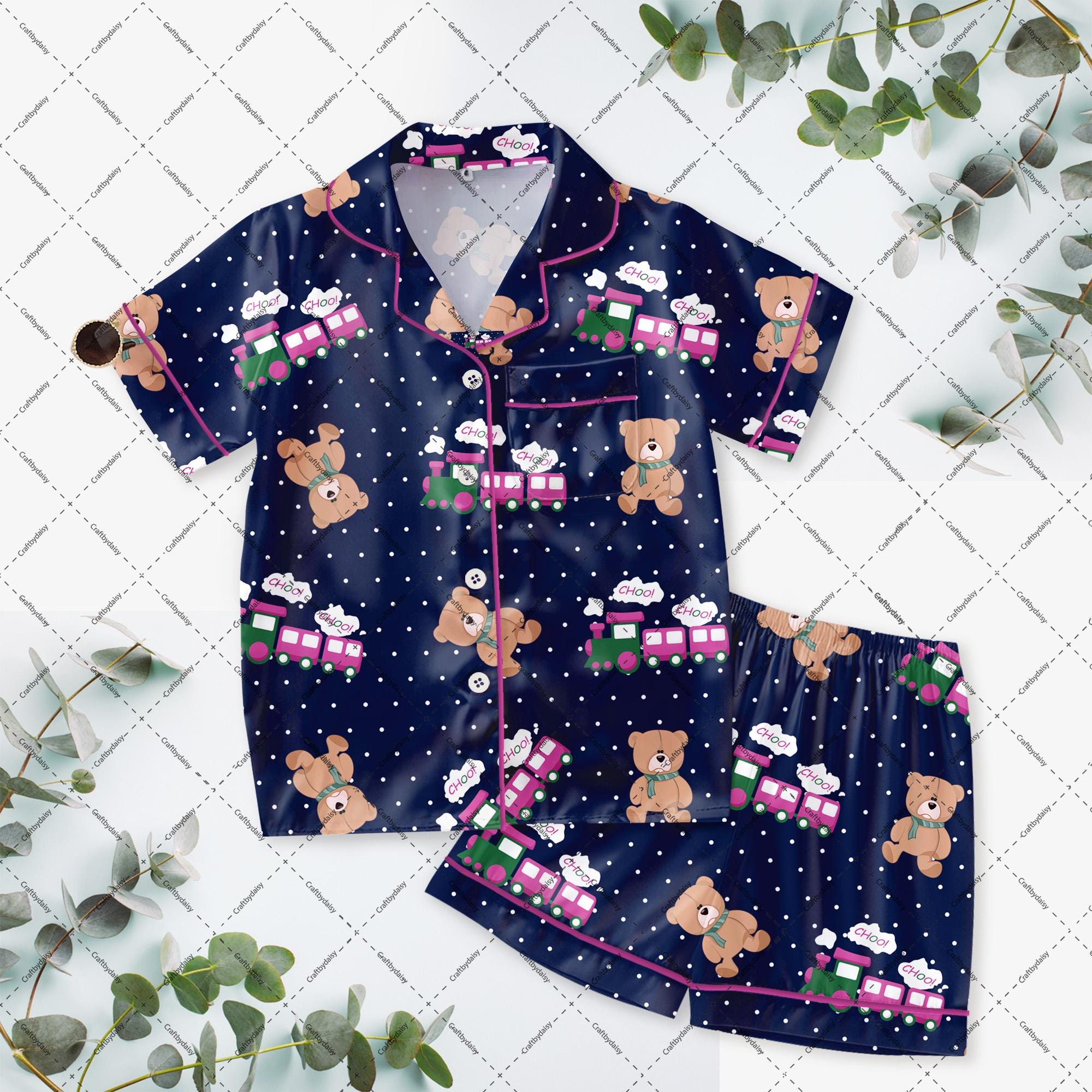 Kpop Demon Hunters Rumi Choo Choo Train Kids and Youth Satin Pajama Set ...