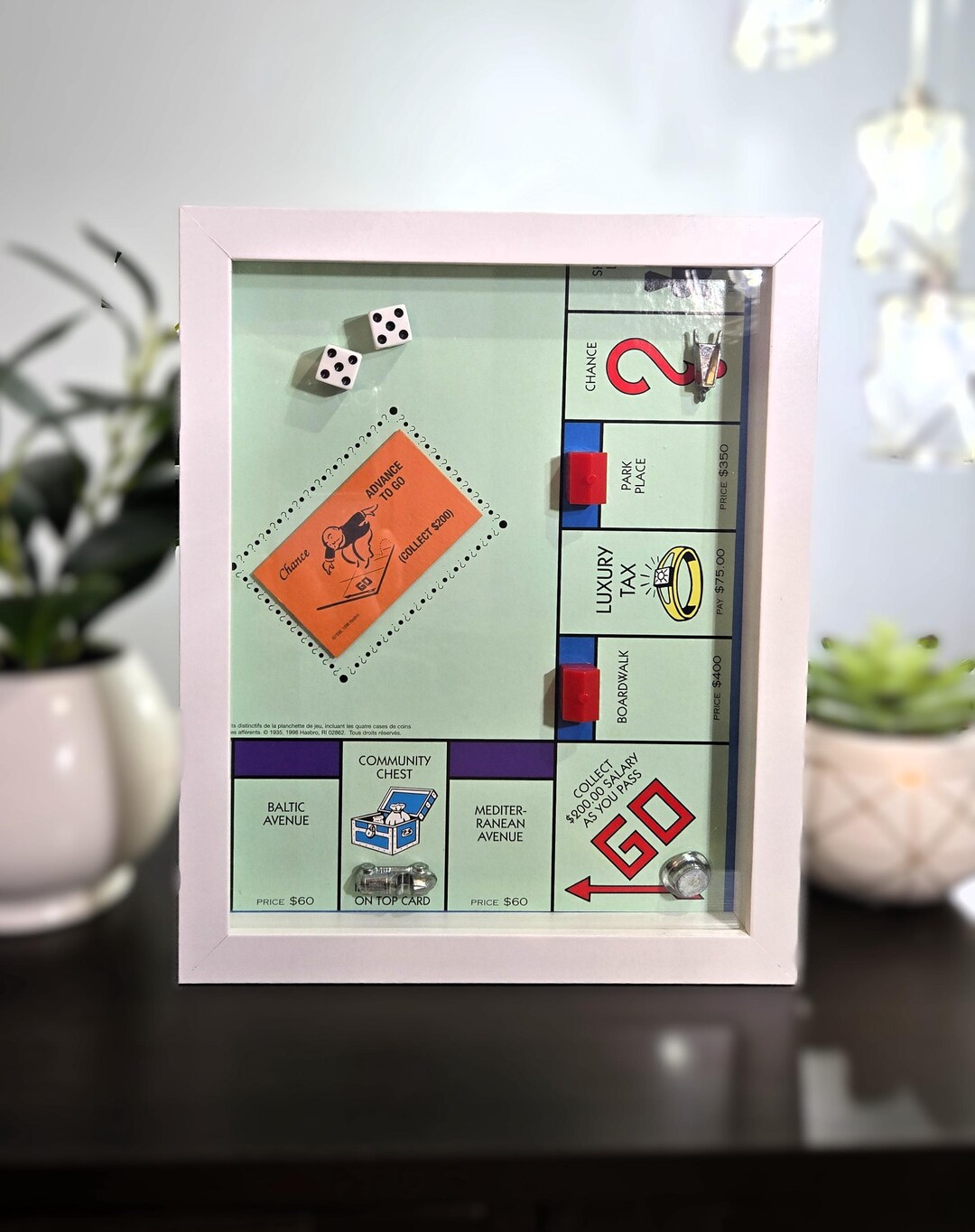 Monopoly Shadow Box Art: Vintage Game Board Display, 8x10 - Etsy