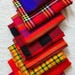 Maasai Shuka,throw Blanket,african Inspired Wrap/scarf,red & Black ...