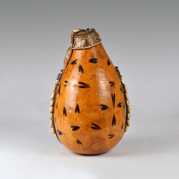 Traditional Handmade African Gourd,milk Calabash,drink Tribal Gourd ...
