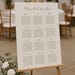 Editable Seating Chart Template | Neutral Tan Design | Digital Download ...