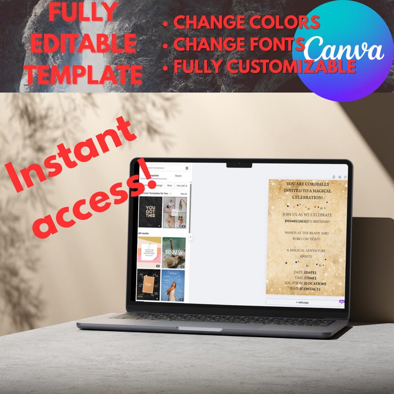 Printable Wizard Potion Labels – Magical Birthday Party Favor Decor ...