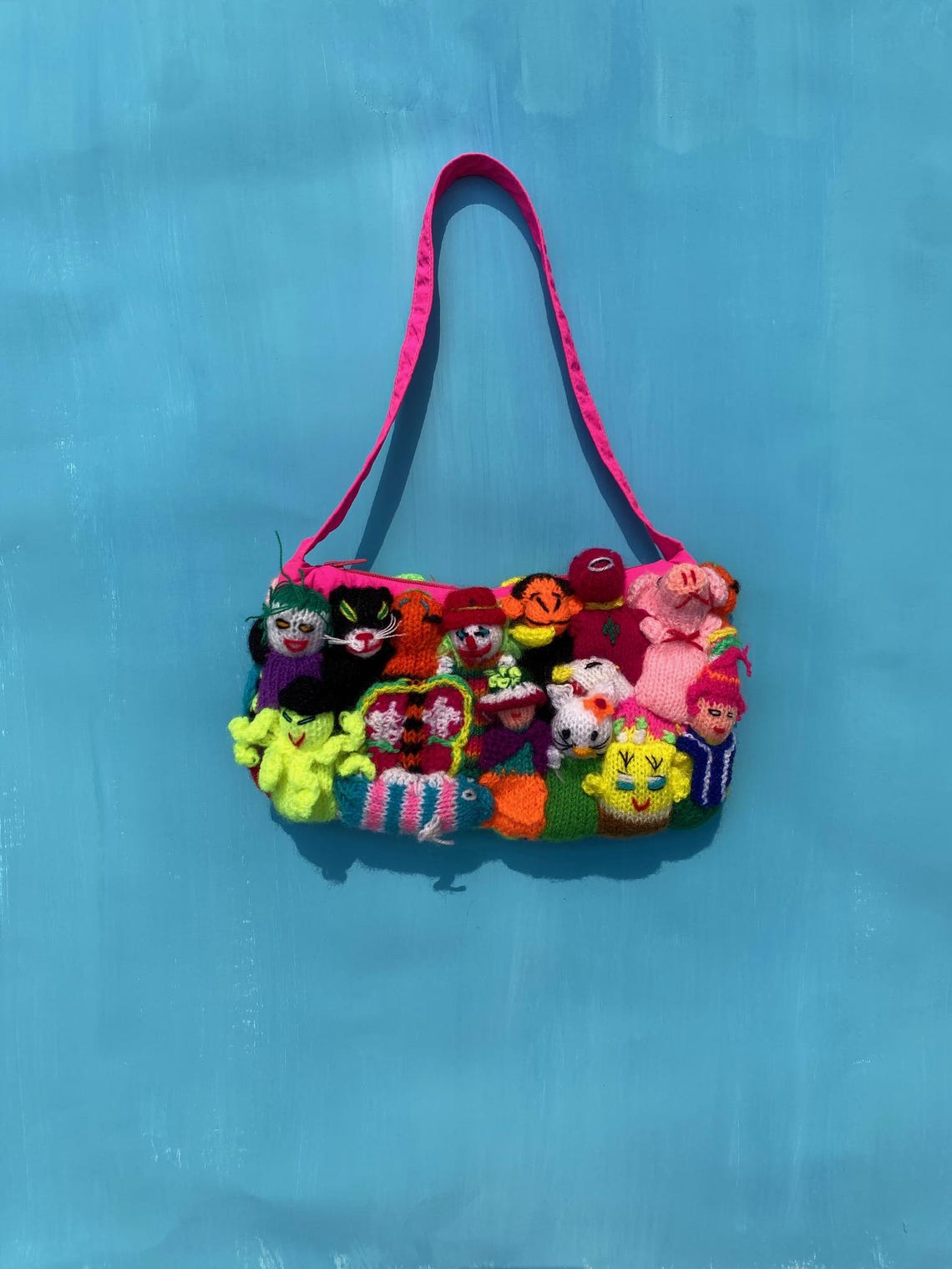 Peruvian Finger Plush Puppet Custom Shoulder Bag - Etsy